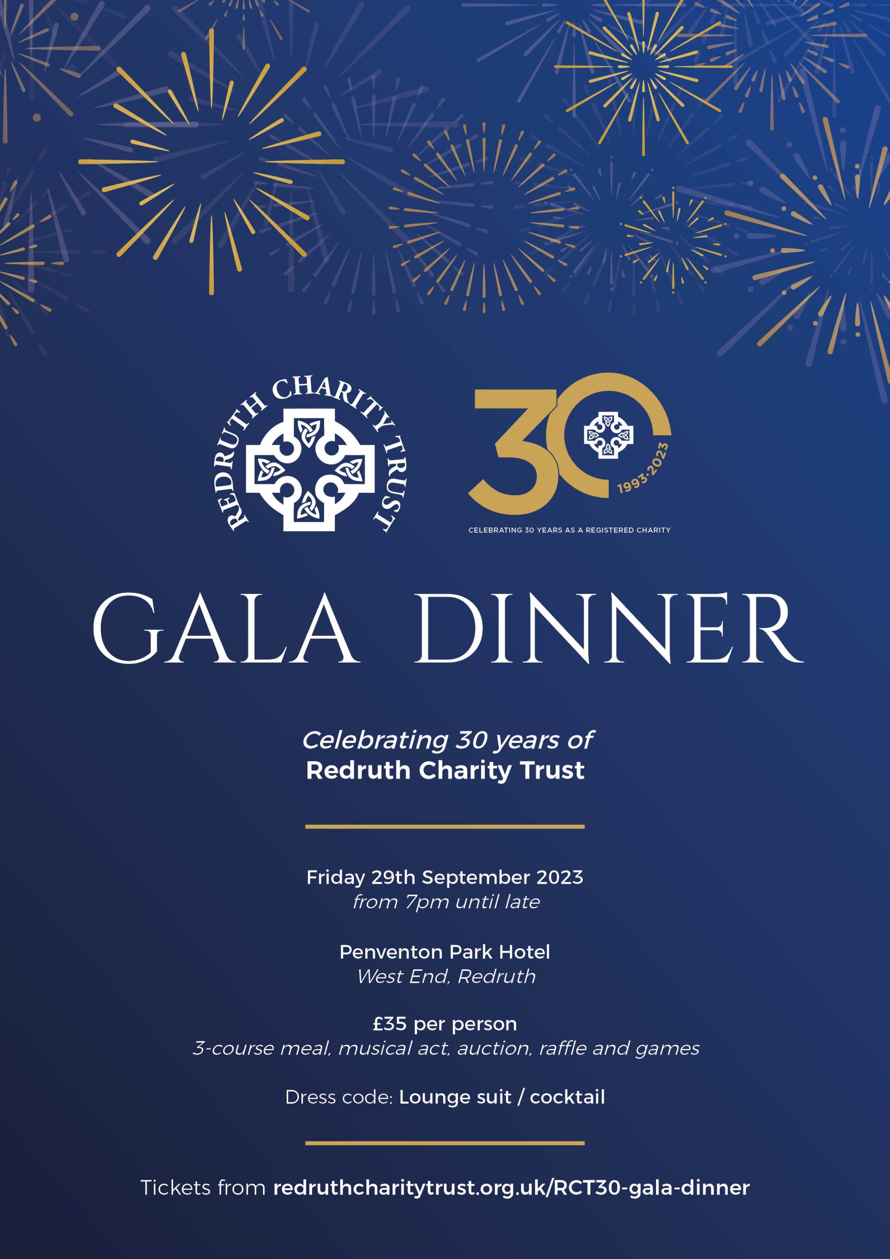 Join us to celebrate 30 years! – Redruth Charity Trust